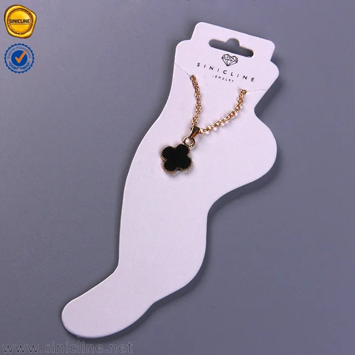 Siniclinepaper Custom Jewelry Display Card For Anklet Jewelry - Buy ...