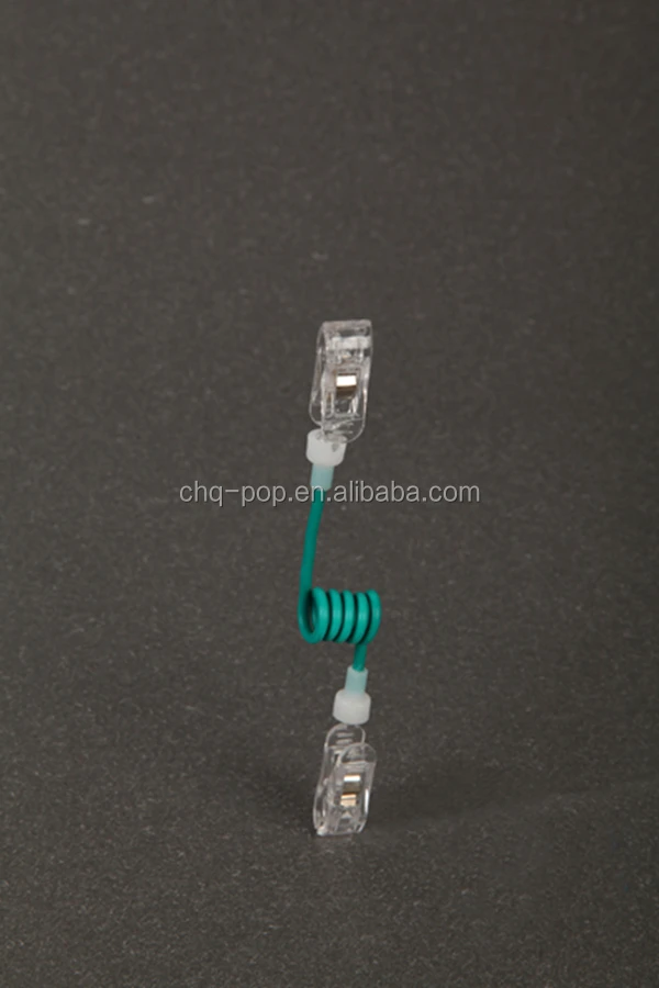 Double Sided Plastic Wire Spring Clip - Buy Wire Spring Clip,Double ...