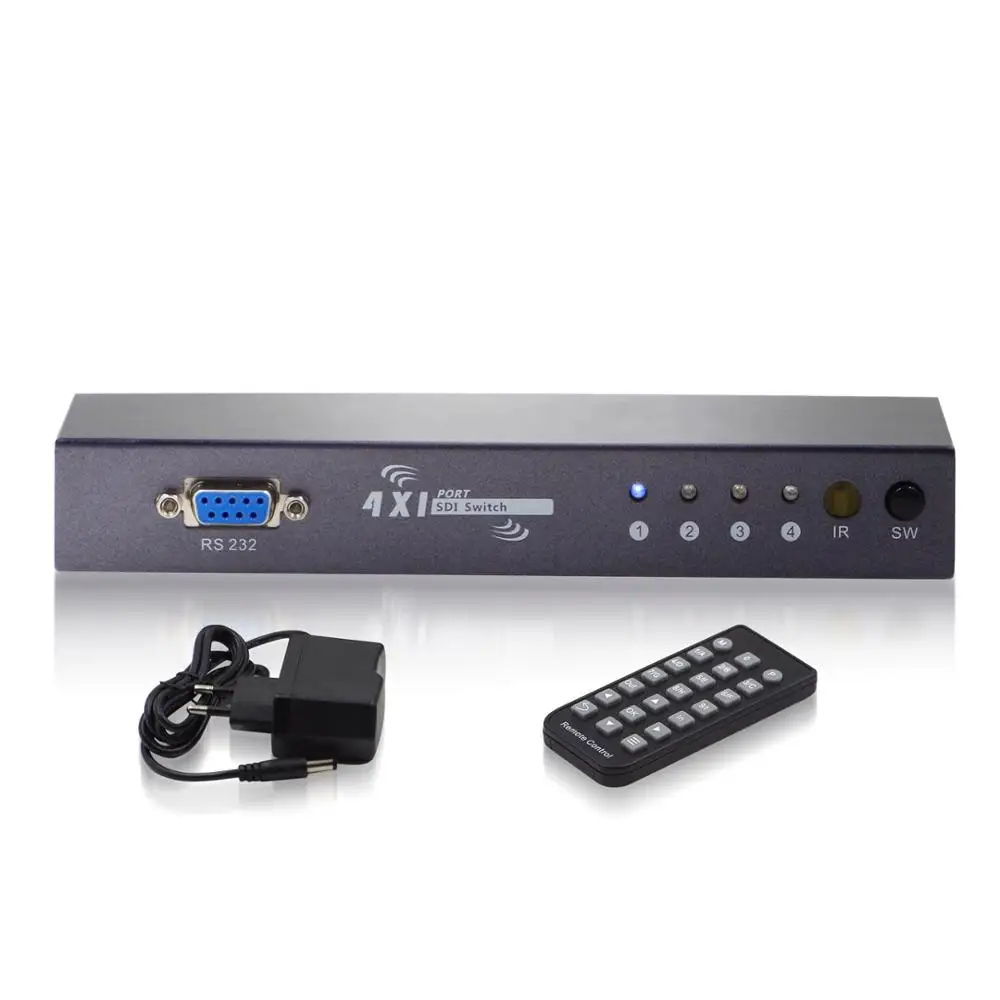Sdi Switcher 4x1 Hub Sdi Intelligent Switch Extender 4 To 1 Converter ...