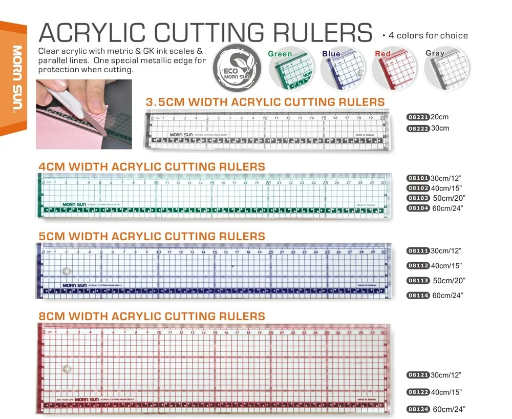 30 Cm / 20 Cm Good Quality Transparent Plastic 3.5 Cm Width Acrylic ...