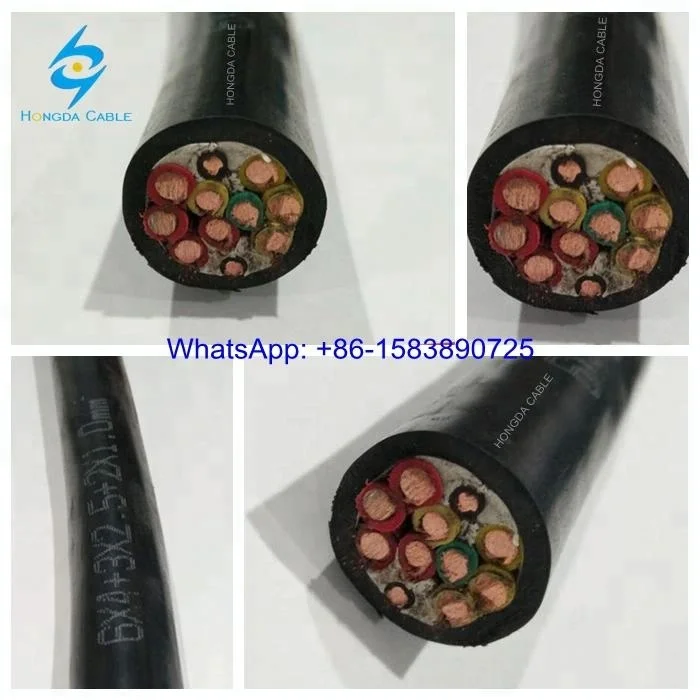 Cu/xlpe/swa/pvc Pilot Cable 1kv 4X4 + 4X2X1.5 Control Cable