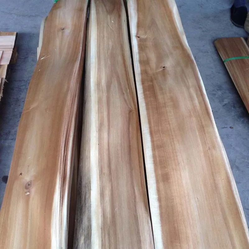 Chapa De Madera De Acacia Cortada En Rodajas Naturales Para Puerta De ...