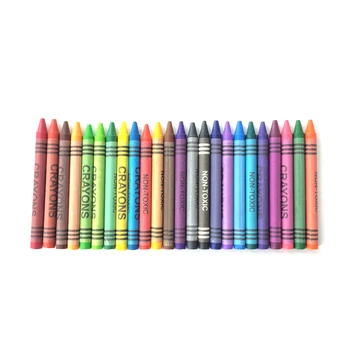 Crayons Non-toxic Color Coloring School Supplies 24 Colors,3 Pack Box ...