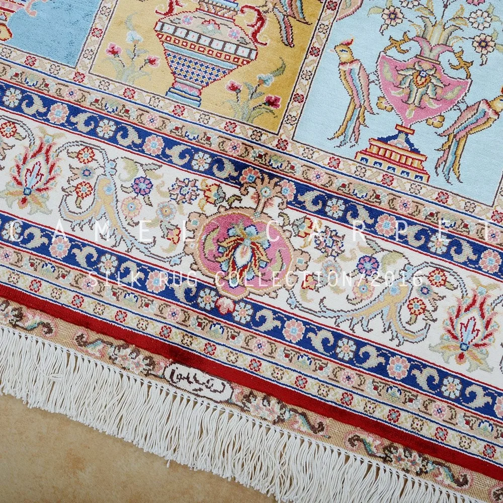 Persian Rugs And Carpets Silk Hand Knotted Islamic Wall Hanging Carpets ...