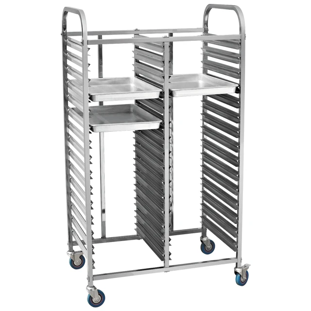 High Quality Dish Collection Heavy Duty Serving Dining Trolley Cart ...