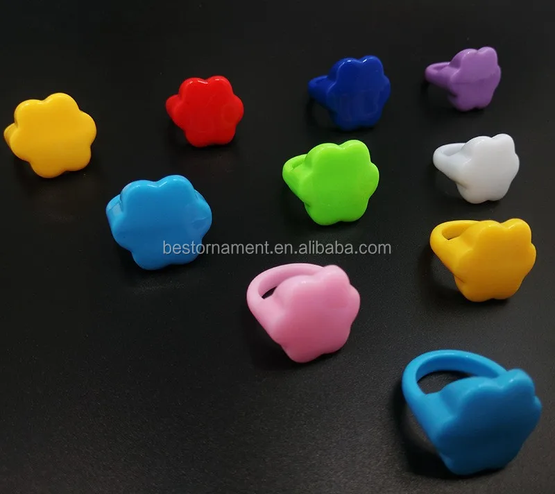 Jewelry Wholesale Lots 20pcs Mixed Color Resin Lucite Kids Children ...