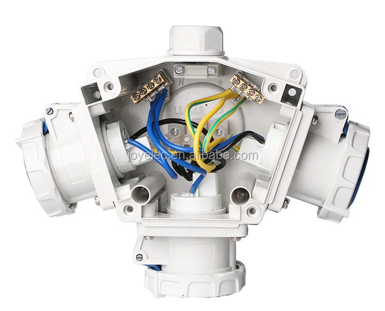 Joyelec Industrial Electrical Plug Socket Box Waterproof Plastic ...