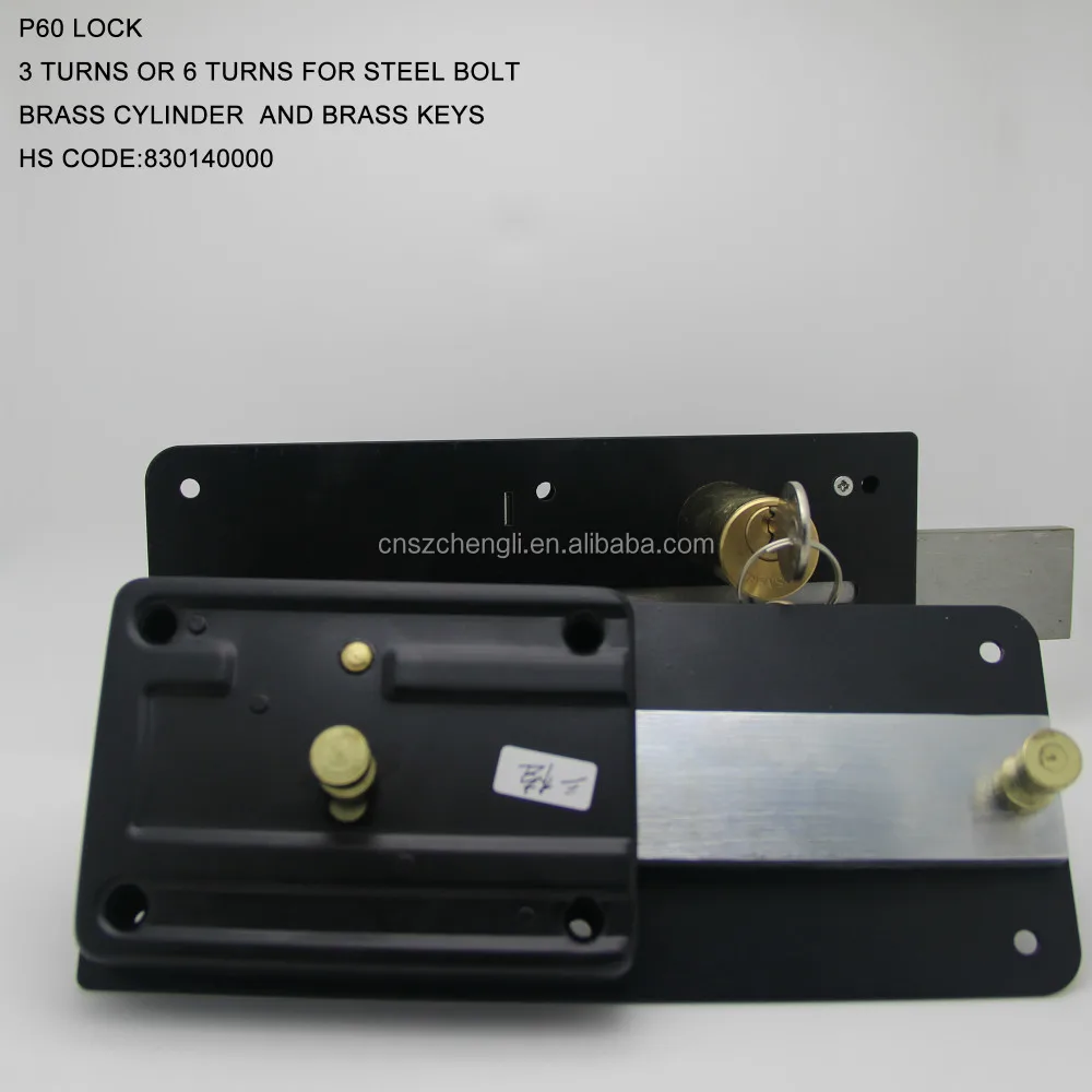 Italy Iseo Security 6 Turns Latch Rim Lock - Buy 6 Turns Icsa Door Lock ...