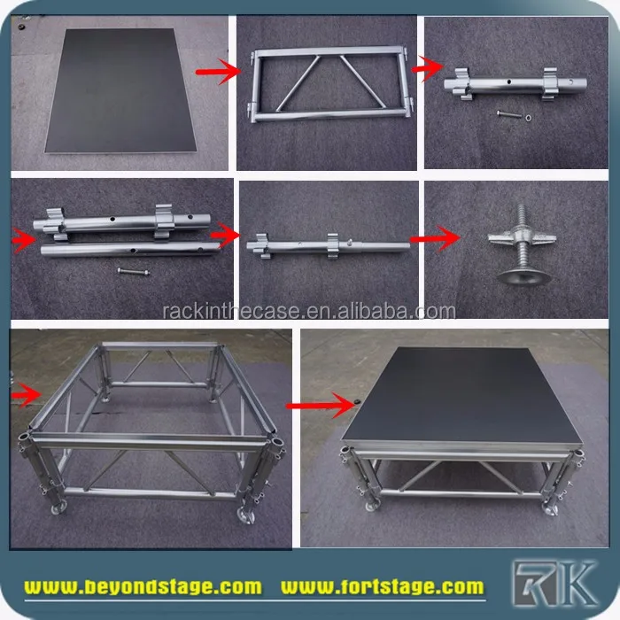 Scaffolding Layer Quick Stage With Small Stage Decoration With Paper ...