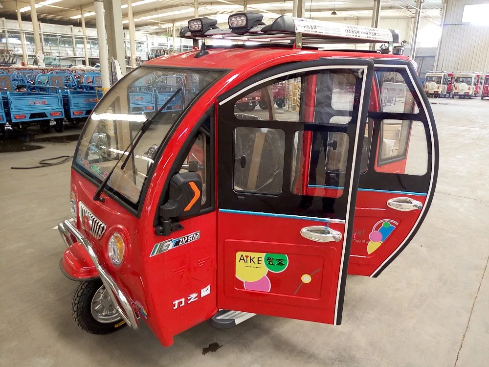 Electric Passenger Tricycle Rickshaw/60v1000w Electric Rickshaw Hot ...