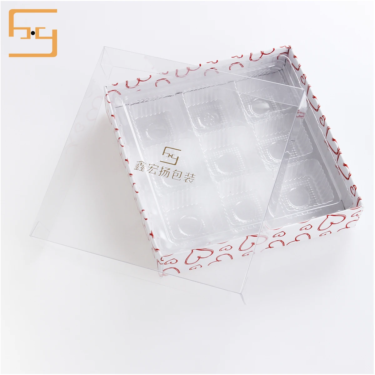 Custom Clear Food Packaging Box Plastic Chocolate Tray And Lid - Buy ...
