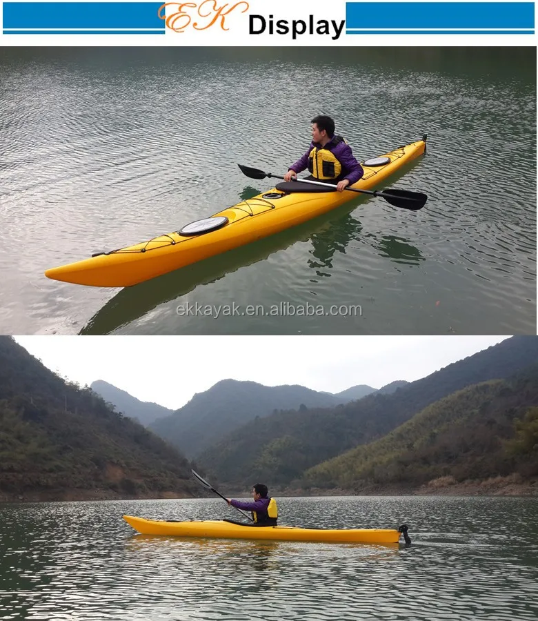 EK KAYAK Sit in Ocean Kayak with Adjustable Rudder System