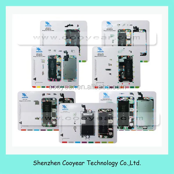 For Iphone 7 7 Plus 6 6s Plus 5s 5 Magnetic Screw Keeper Guide Pad ...