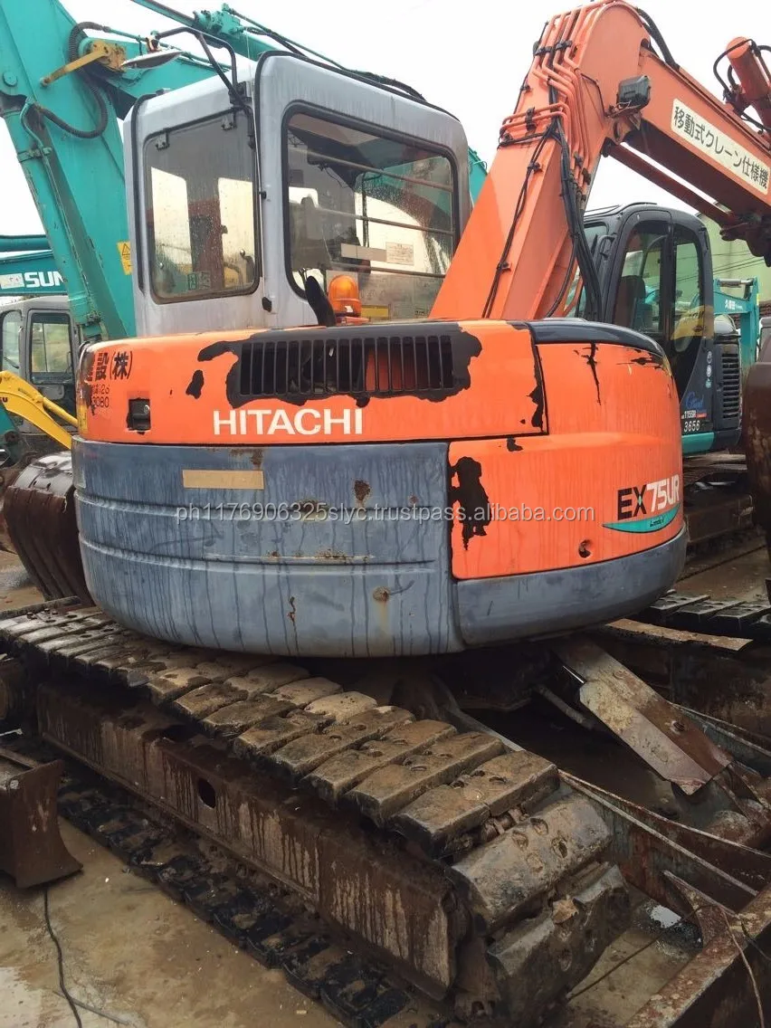 Used Hitachi Ex75ur Hydraulic Crawler Excavator,Hitachi Ex75ur-5 Ex100 ...