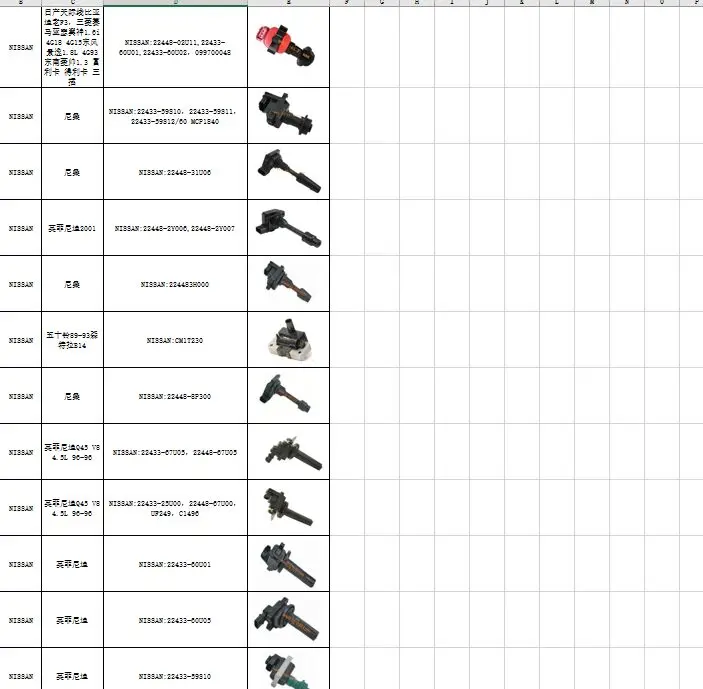 Ignition Coil 224330b010 2243351j10 224488h315 224488h300 224488h310 ...