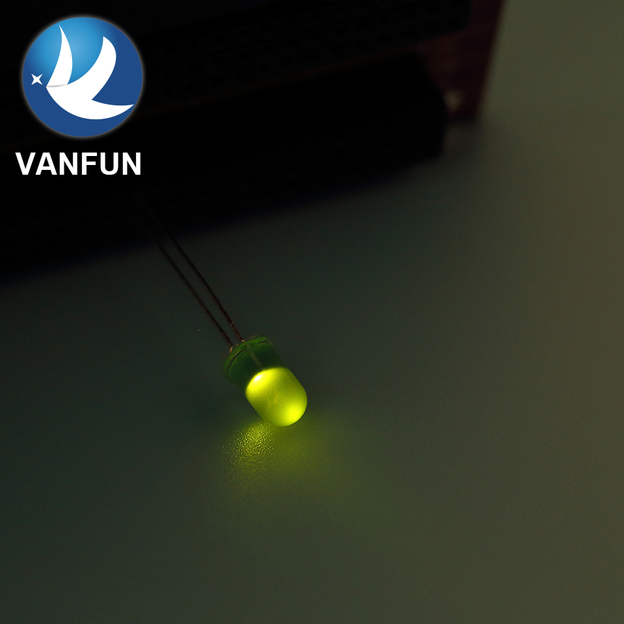 Vanfun High Quality 5mm RGB LED Diode 4-Pin Multicolor 5V Max. Reverse ...