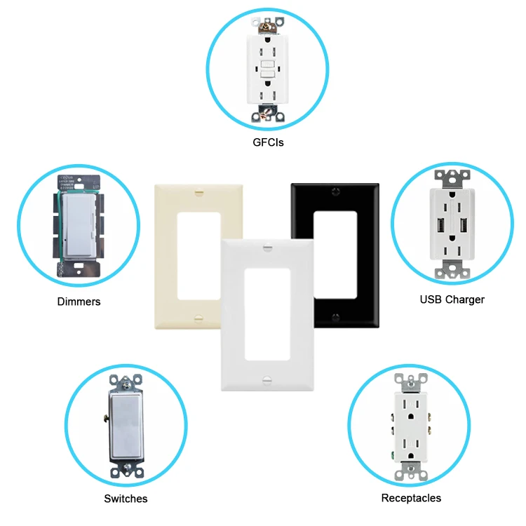 Shanghai Linsky American Standard 1-Gang Decorator Electrical Switch ...