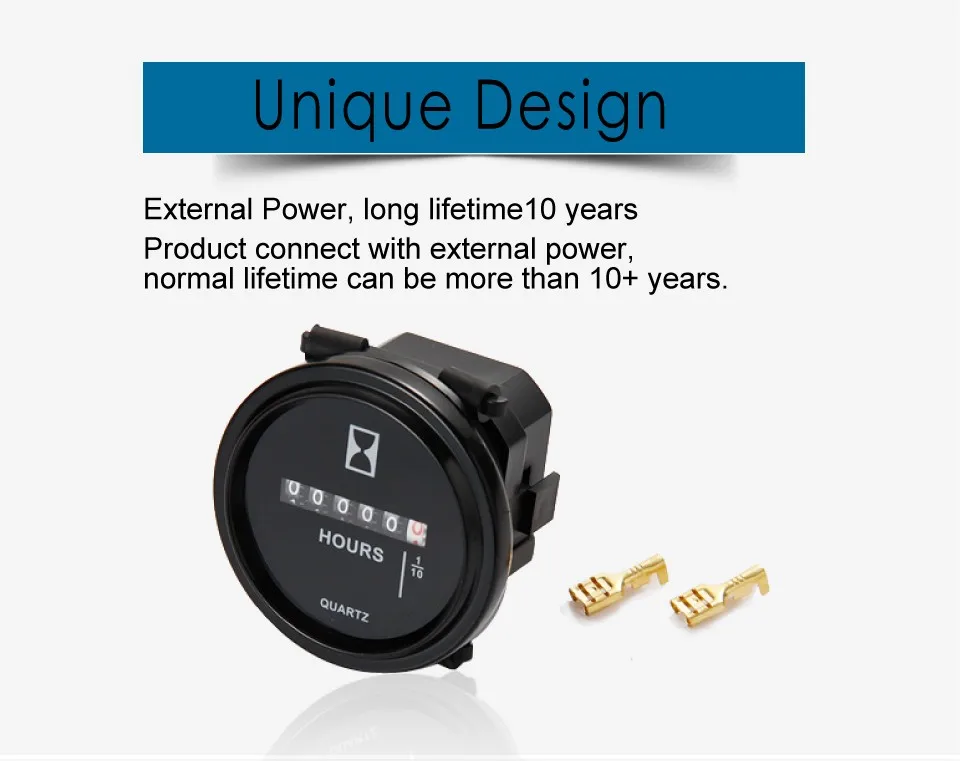 Runleader Dc 6-80v Diesel Engine Hour Meter For Crane Excavator - Buy ...