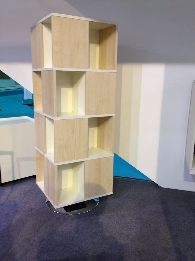 150height Revolving Bookcase/rotary Library Boocase - Buy Revolving ...