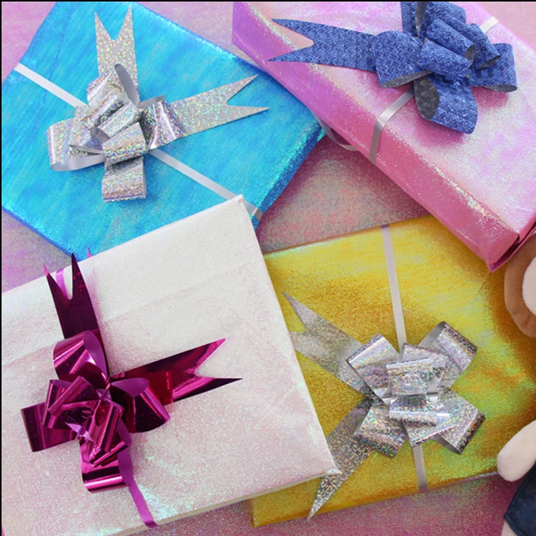 Holographic Rainbow Colour Shiny Metallic Foil Wrapping Paper