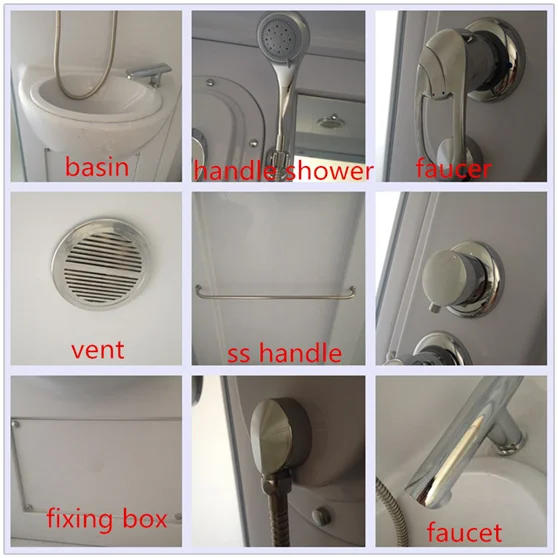 Outdoor Portable Prefabricated Modular Bathroom Pods