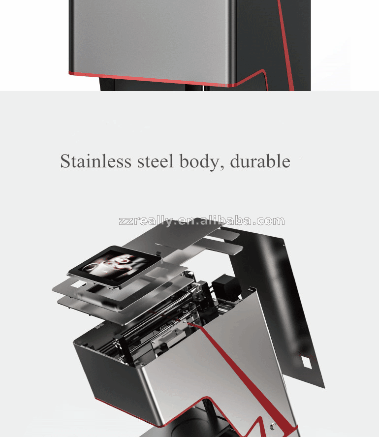 Oem 3d 라떼 아트 인쇄 기계 Selfie 라떼 커피 프린터 자동 식용 식품 프린터 쿠키초콜릿 Buy 커피 프린터 3d