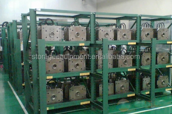 2018 Hot Selling Heavy Roll Out Mold Storage Rack | Die Steel Mold Rack ...