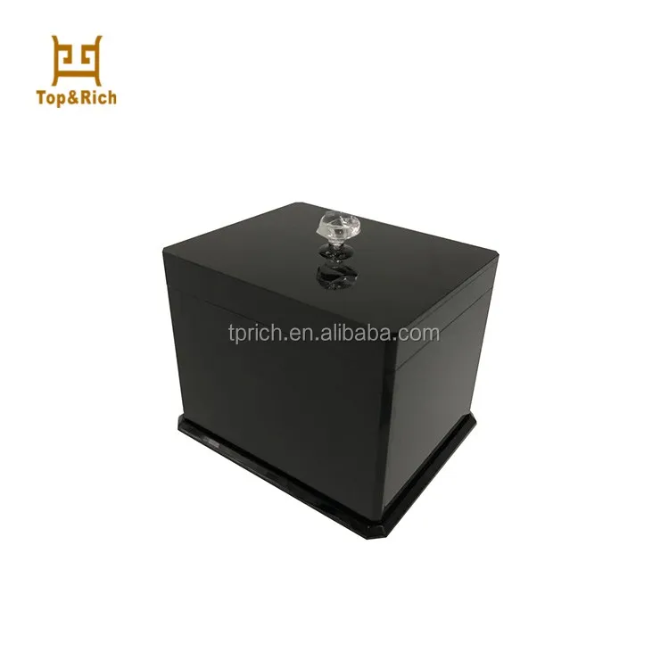 Black Bespoke Acrylic Boxes With Lids Acrylic All-purpose Box - Buy ...