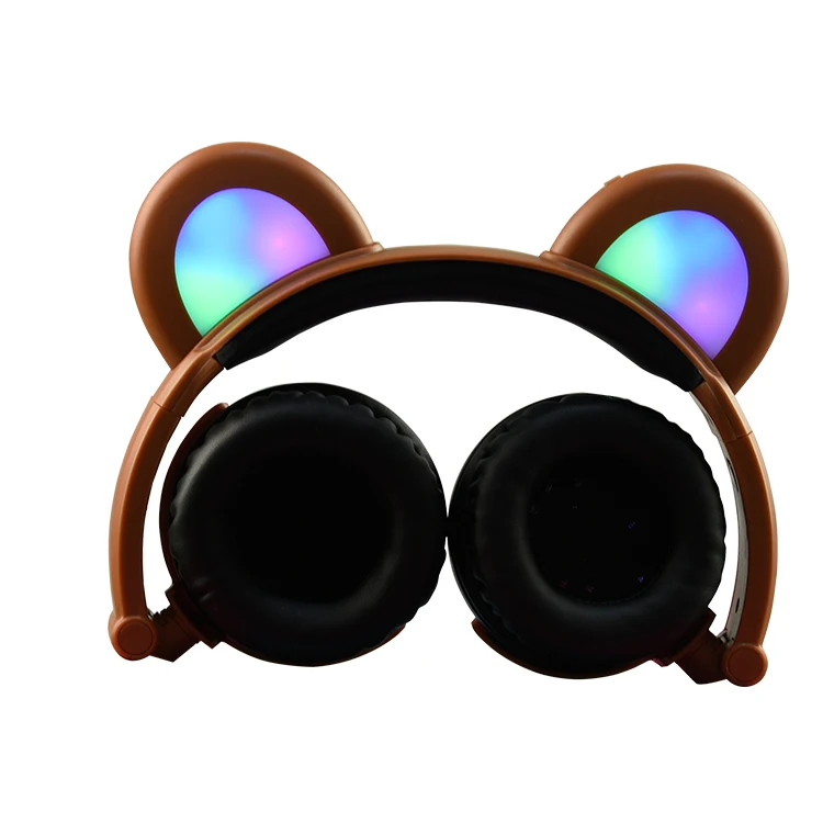 Cute Wireless Bear Headsets - Panda Headphones for Kids