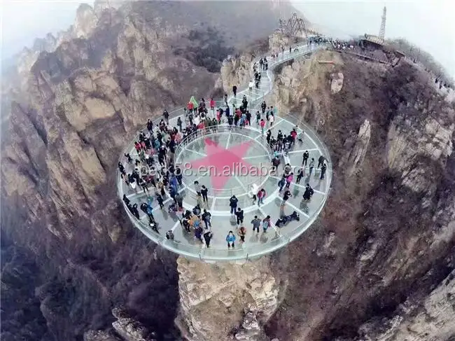 Glass Bridge,Glass Plank Road,Glass Viewing Platform,Glass Slide - Buy ...