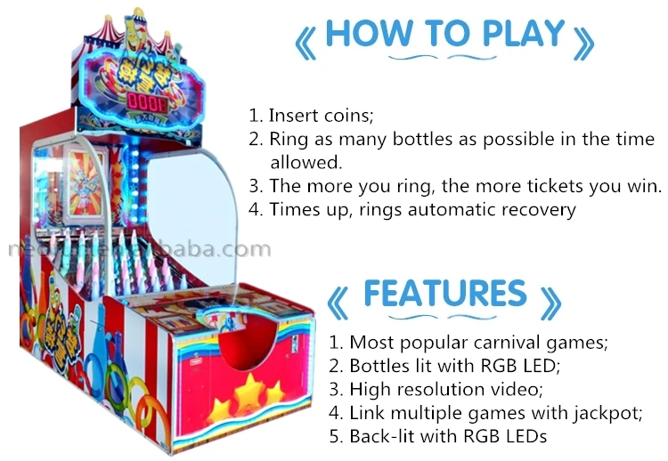 Neofuns Ring Toss - Balloon Pop Arcade Game for Fun & Profit
