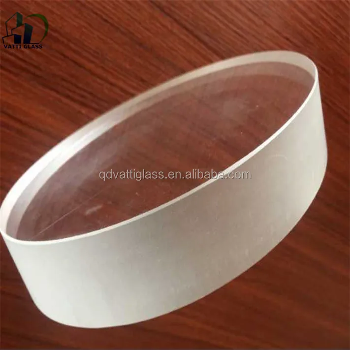 Clear Round Tempered Borosilicate Float Glass Discs,Tempered ...