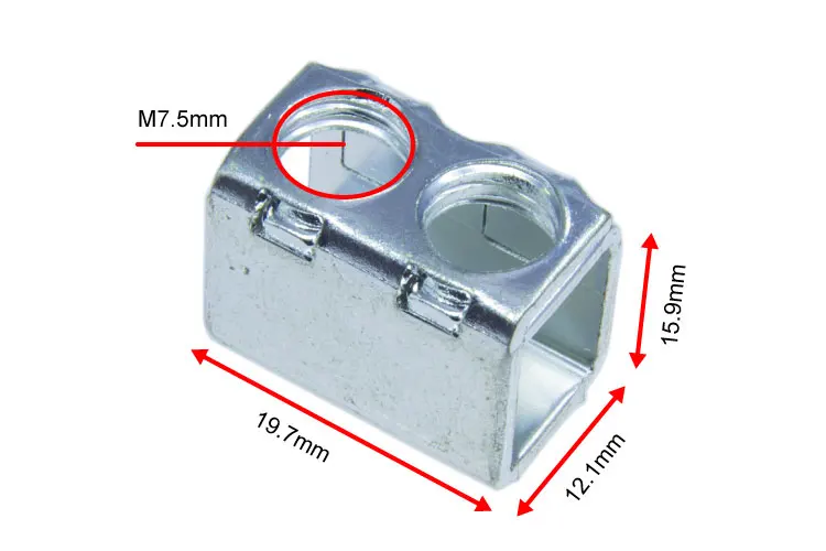 M8 2 Screw Terminal Block - Reliable Energy Meter Solution