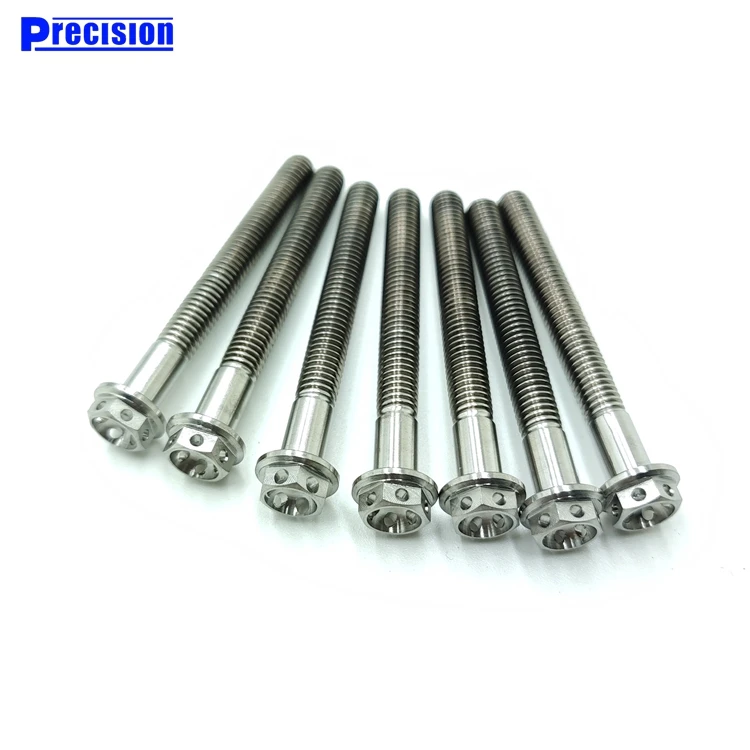 GR5 M8x40 Hex Head Flanged Titanium Screws Bolts Nuts| Alibaba.com