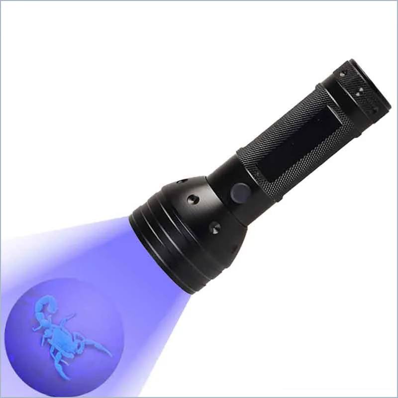 Hot Black Light Lantern Hand Held Ultraviolet 395nm 51 Led Uv Torch ...
