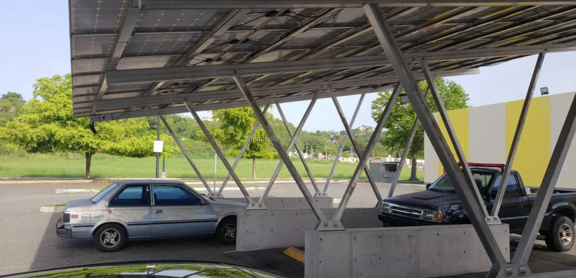 Aluminum Solar Car Parking Shed - Buy Solar Car Parking Shed solar Shed ...