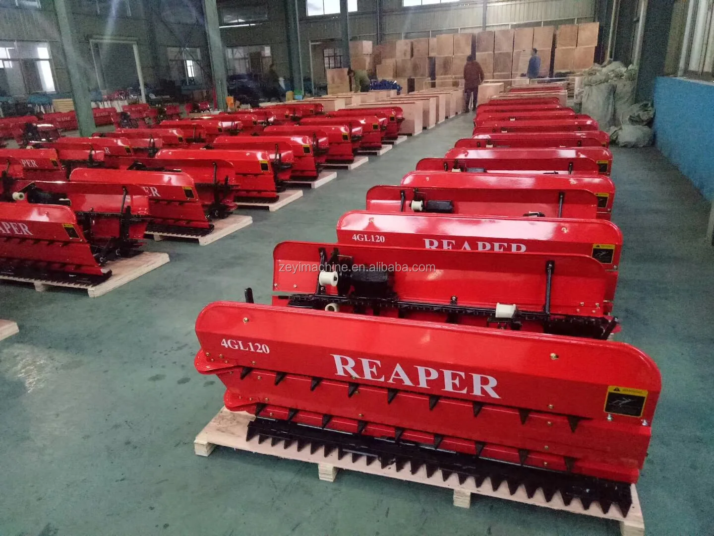 Multi-function Automatic Walking Tractor Reaper - Buy Walking Rice ...