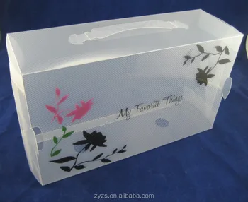 Custom Print Plastic Hanging File Folder Container Case Box With Handle ...
