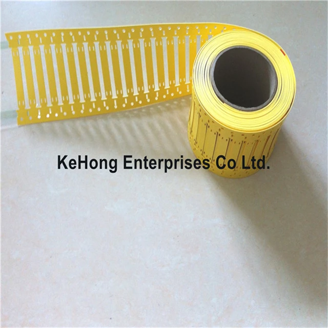 Yellow/white Plastic Cable Label Marker Tags - Wholesale