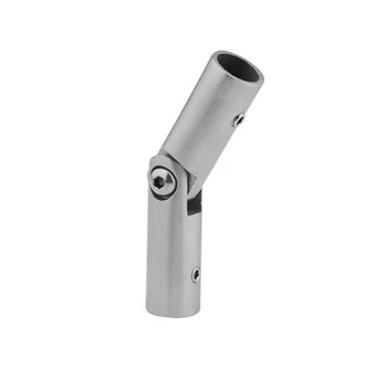 Stainless Adjustable Handrail Pipe 3 4 Way Square Steel Tube Connector ...