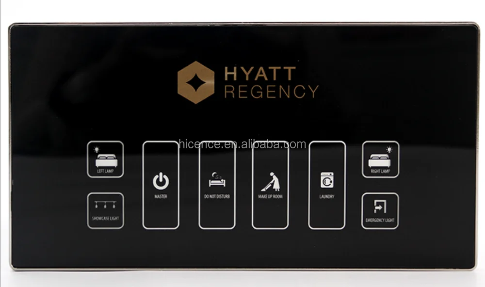 Hotel Room Control Panel - Bedside Touch Control System