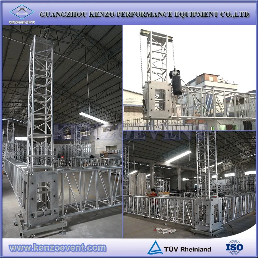 High Quality Aluminum Lift Tower Truss Electric Chain Hoist For Truss ...