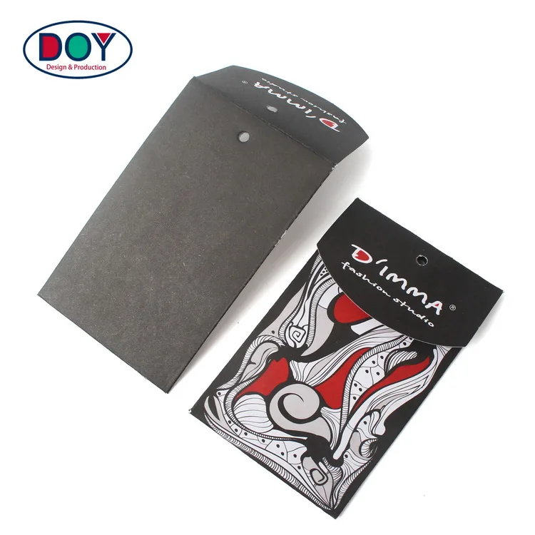 Custom Brand Name Logo Offset Printing 150 Gsm Small Paper Spare Button ...