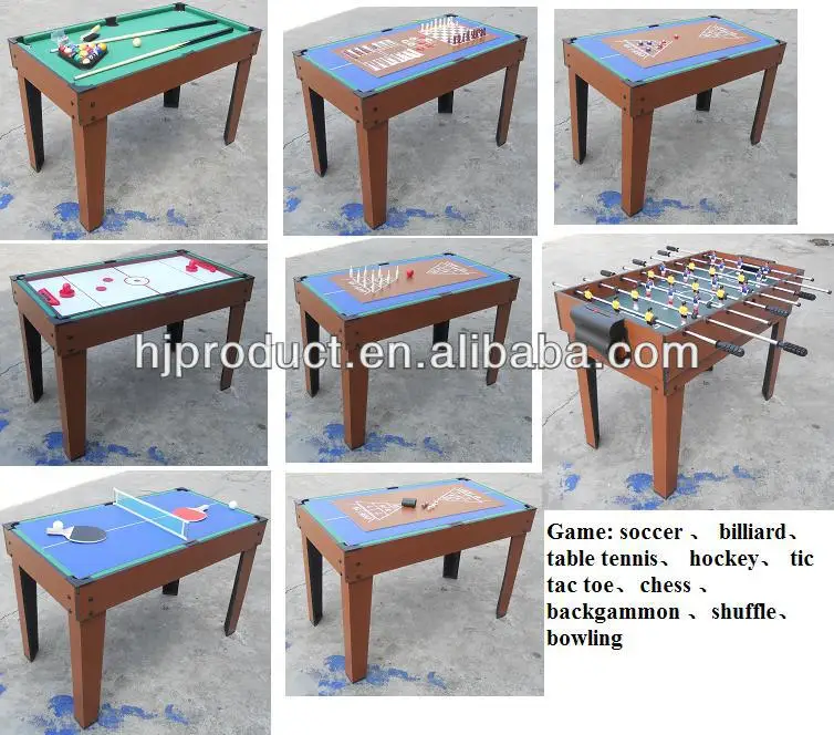 15-in-1 Multigame Table Home Sports Package Bar Football Glide Hockey ...