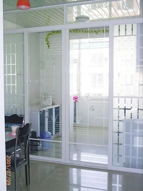 PVC/UPVC Sliding Double Glass Doors - Modern & Space-saving