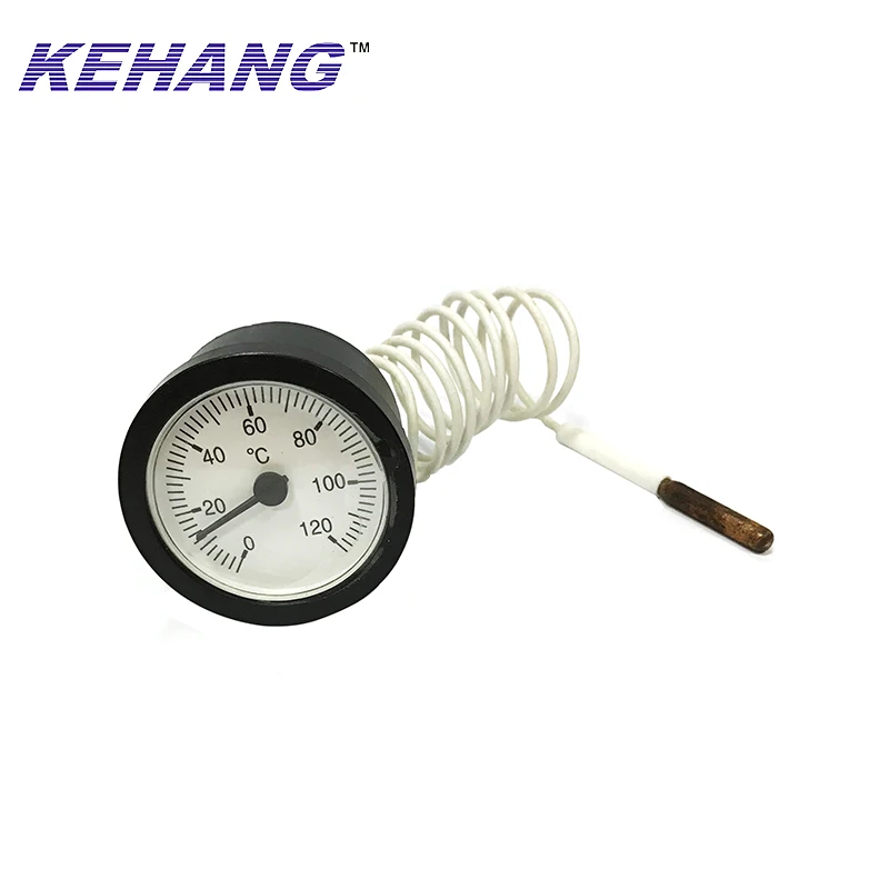 Dial 52mm Boiler Industrial Capillary Thermometer Hot Water Temperature ...