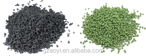 Artificial Turf Football Soccer Field Infill - Black Rubber Granule