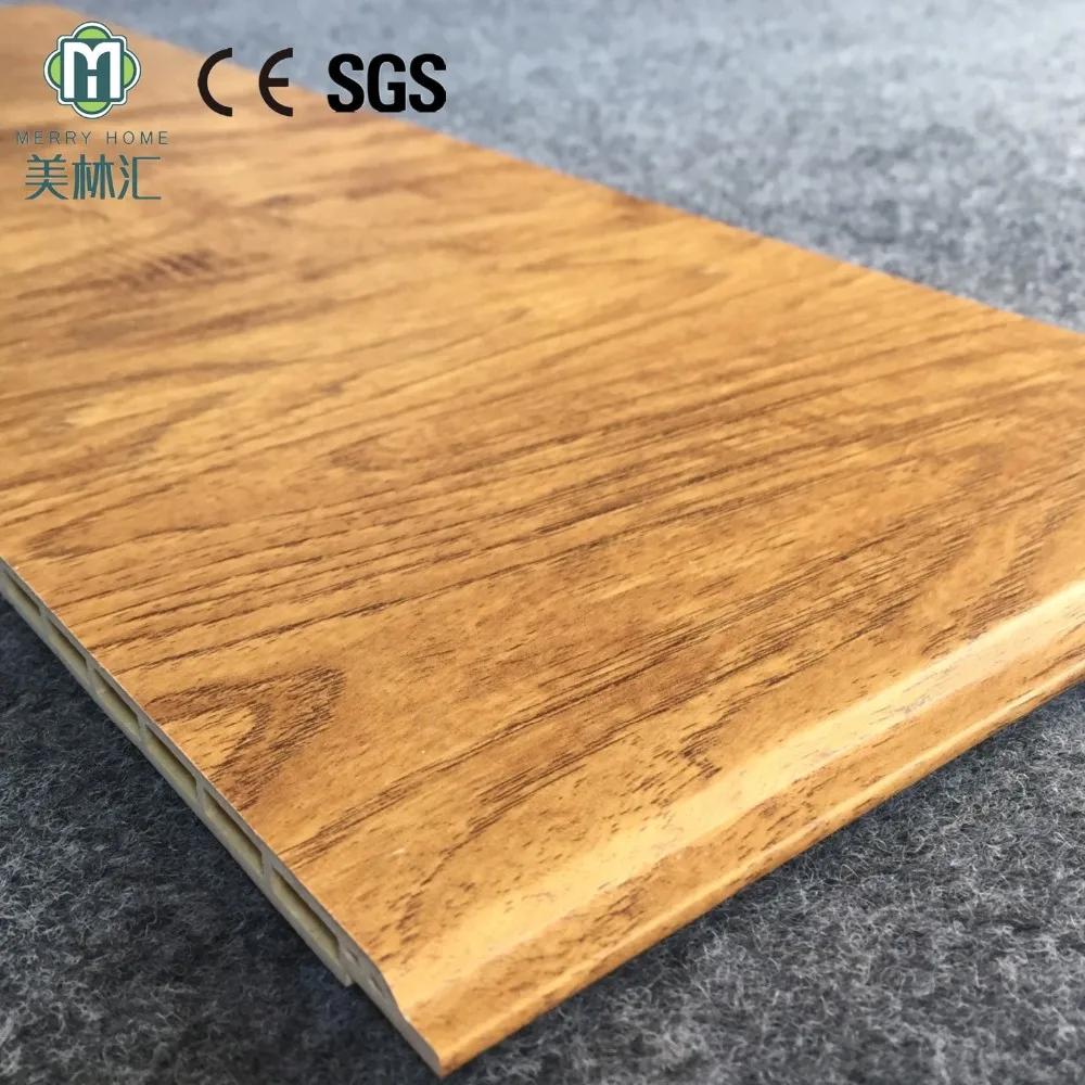 Wood Grain Interior Wall Paneling Pvc Wall Panel With Woodgrain Surface ...