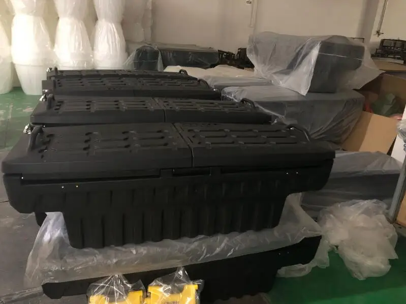 Durable 200L Plastic Truck Tool Box with Lock - Universal