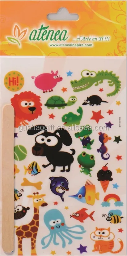 Rub-on Transfer Scratching Stickers Cartoon Sticker For Scrap Book Diy ...